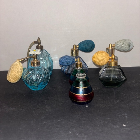 Other | Vintage Perfume Bottles With Atomizers Lot Of 7 | Poshmark